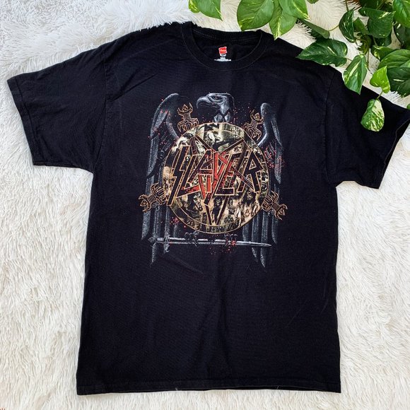 Hanes | Shirts | Slayer Final World Tour Concert Tshirt | Poshmark
